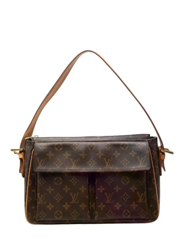 LOUIS VUITTON 2005 Monogram Viva Cite Gm Shoulder Bag - Brown