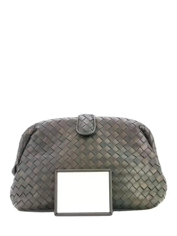 Bottega Veneta Lauren 1980 Clutch Bag - Grey