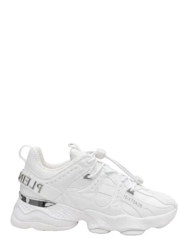 PLEIN SPORT Runner Beast X-01 Panelled Sneakers - White