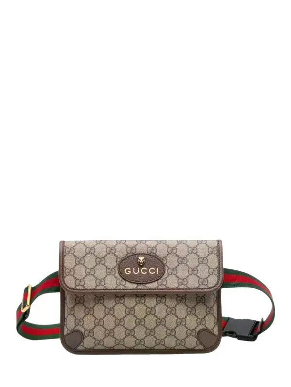Gucci 2016-2026 Gg Supreme Web Neo Vintage Belt Bag - Neutrals