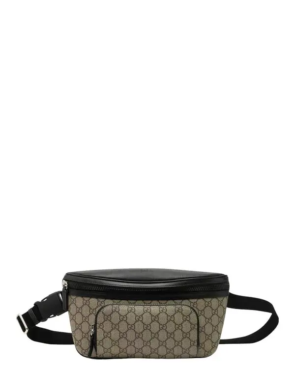 Gucci Large Gg Supreme Eden Belt Bag - Black