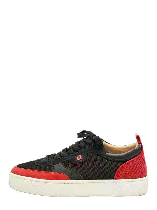 CHRISTIAN LOUBOUTIN Happyrui Spike Detail Sneakers - Black