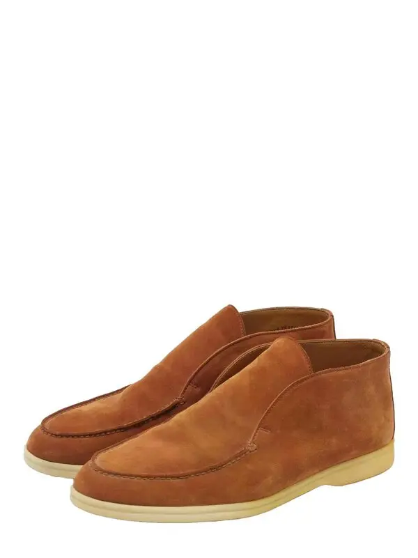 Loro Piana Suede Ankle Boots - Brown