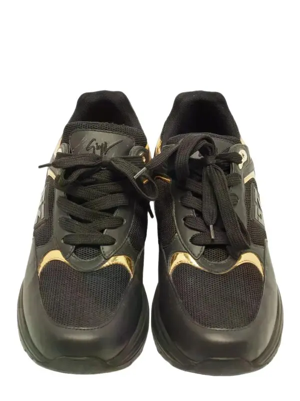 GIUSEPPE ZANOTTI Gz Runner Panelled Sneakers - Black