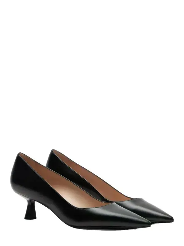 STUART WEITZMAN Sculpt Pointed-toe Pumps - Black