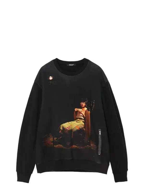 Undercover Cindy Sherman Photographic-print Sweatshirt - Grey