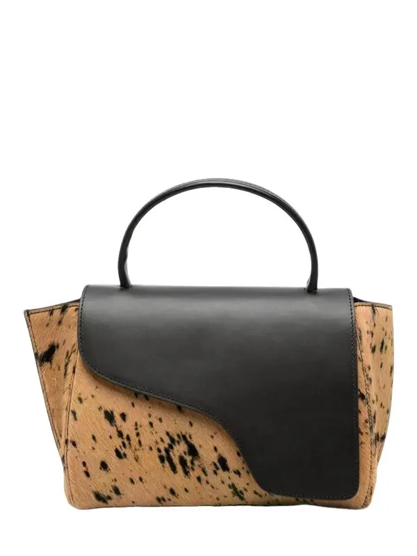 ATP ATELIER Animal-print Leather Tote Bag - Neutrals