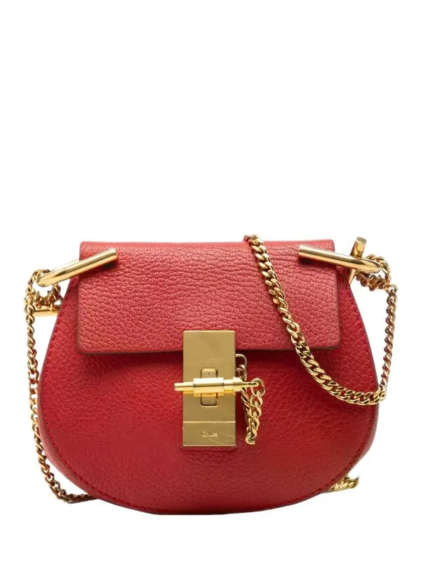 Chloé Drew Crossbody Bag - Red