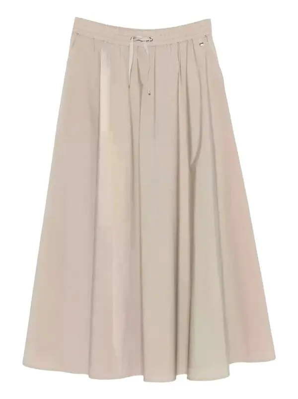 Herno Drawstring Flared Maxi Skirt - Neutrals