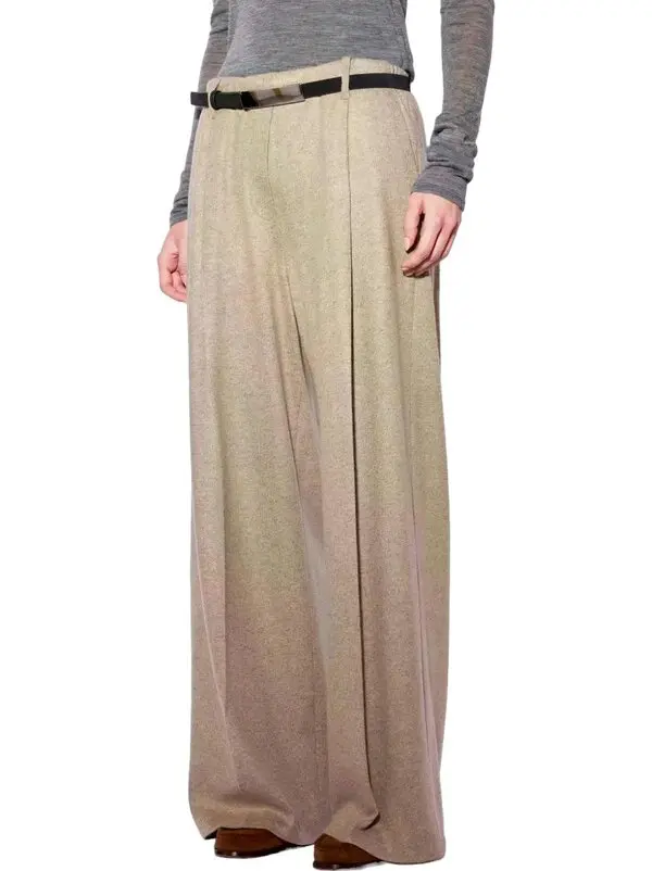 Liviana Conti Arthur Pleated Wide-leg Trousers - Neutrals