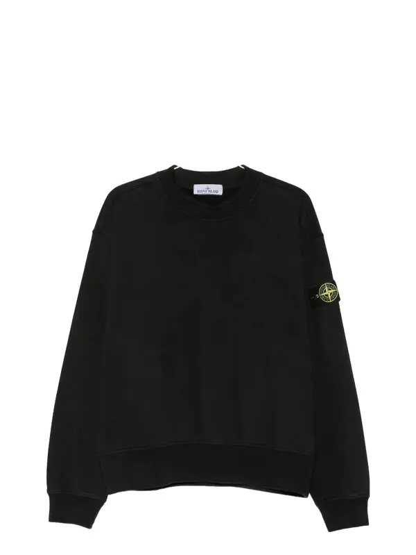 Stone Island Compass-patch Sweatshirt - Black