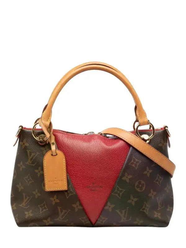 LOUIS VUITTON Monogram V Tote Bb Satchel - Brown