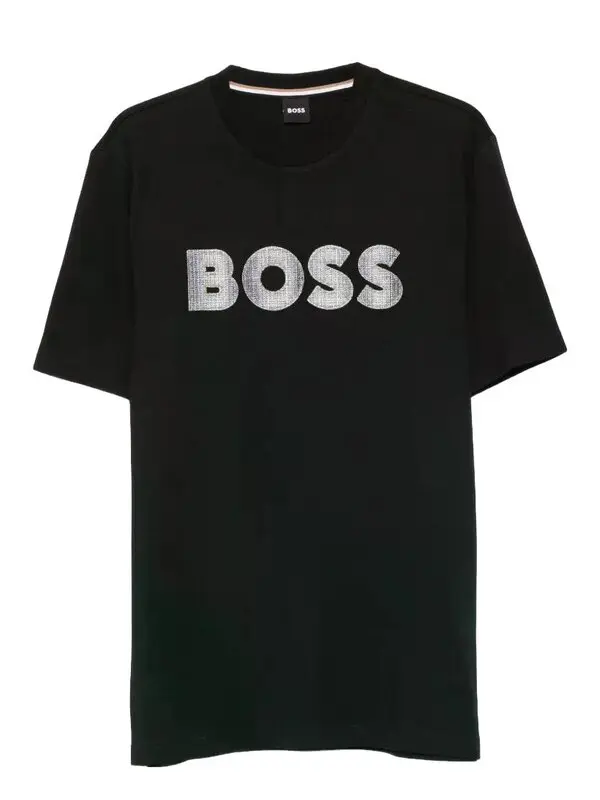 BOSS Logo-patch T-shirt - Black