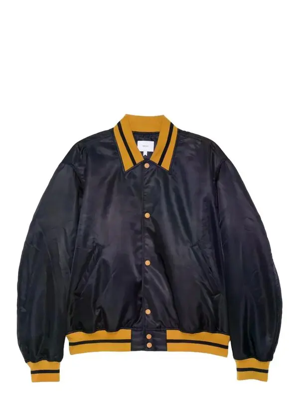 Rhude Logo-patch Striped-trim Jacket - Blue