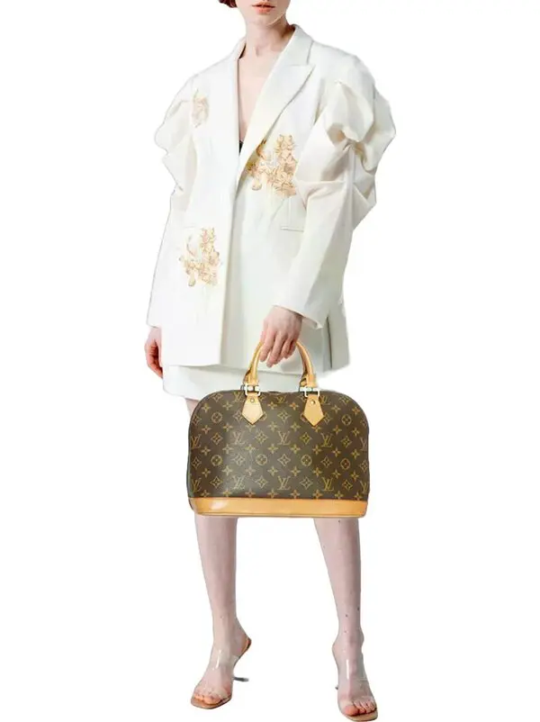 LOUIS VUITTON Pm Alma Tote Bag - Brown