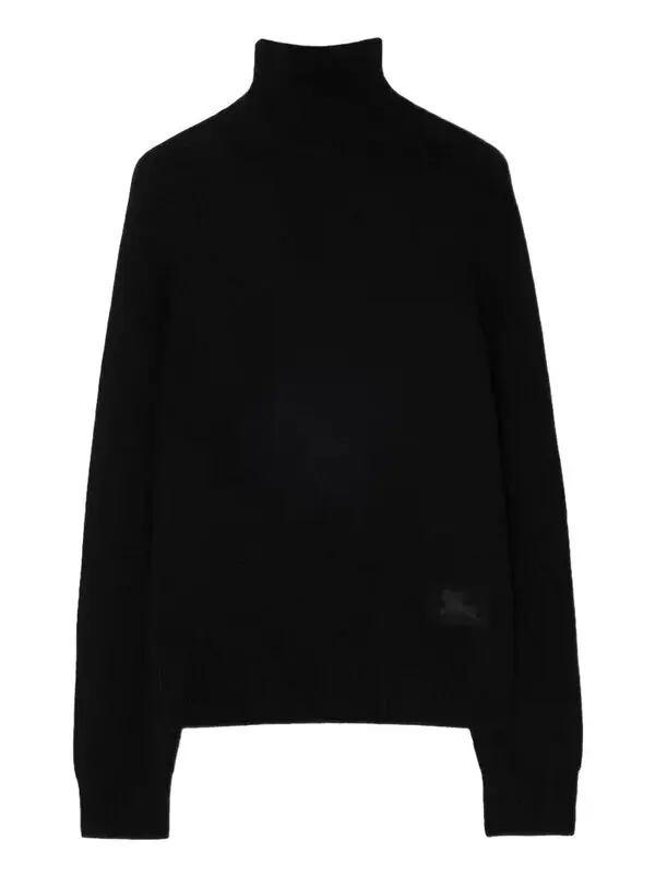 Burberry Cashmere Turtleneck Sweater - Black