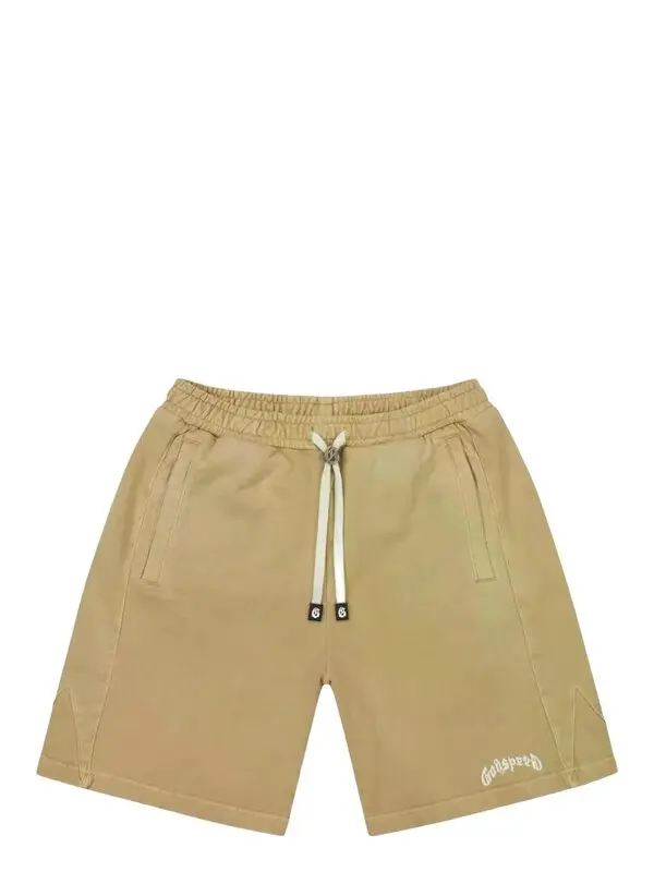 GODSPEED Vital Logo Print Jersey Shorts - Neutrals