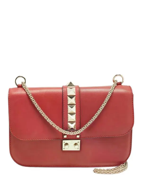 Valentino Garavani Glam Lock Shoulder Bag - Red