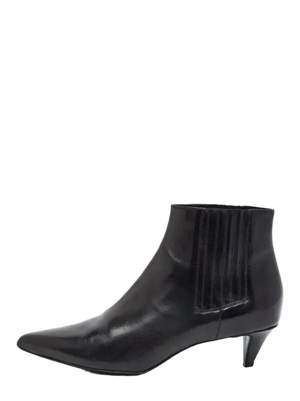 Celine Pointed-toe Ankle Boots - Black