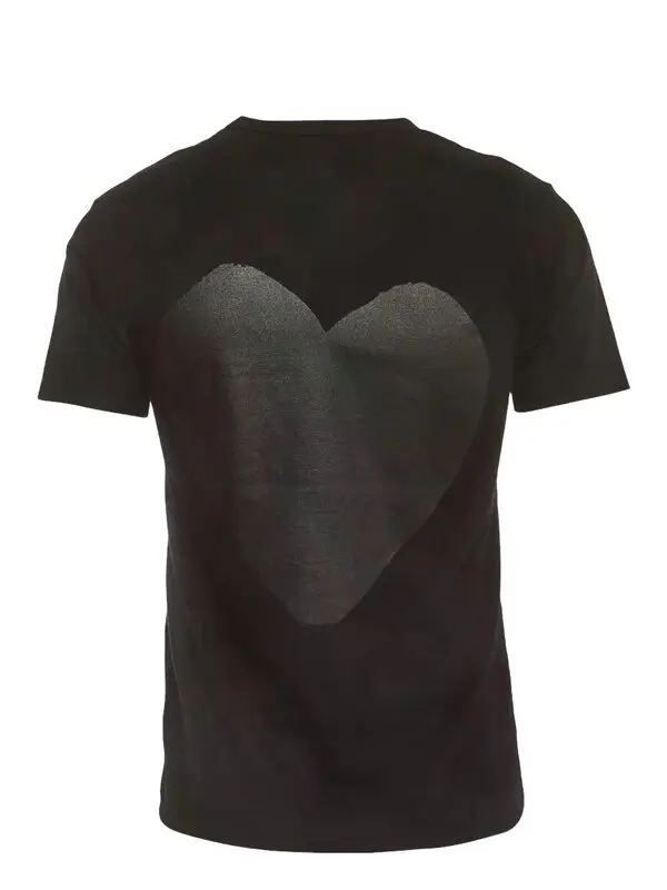 Play Comme Des Garcon Graphic-print Jersey T-shirt - Black