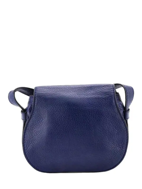 Chloé Marcie Leather Small Crossbody Bag - Blue