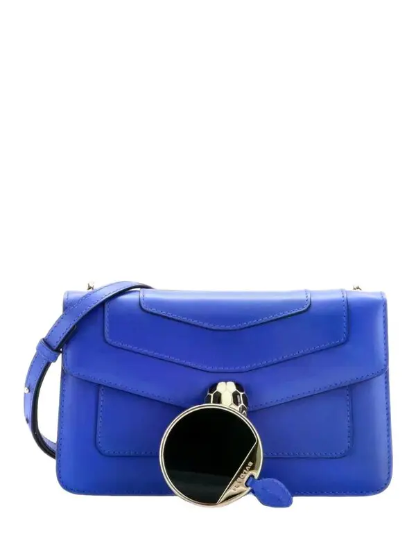 BVLGARI Serpenti Forever Shoulder Bag Leather - Blue