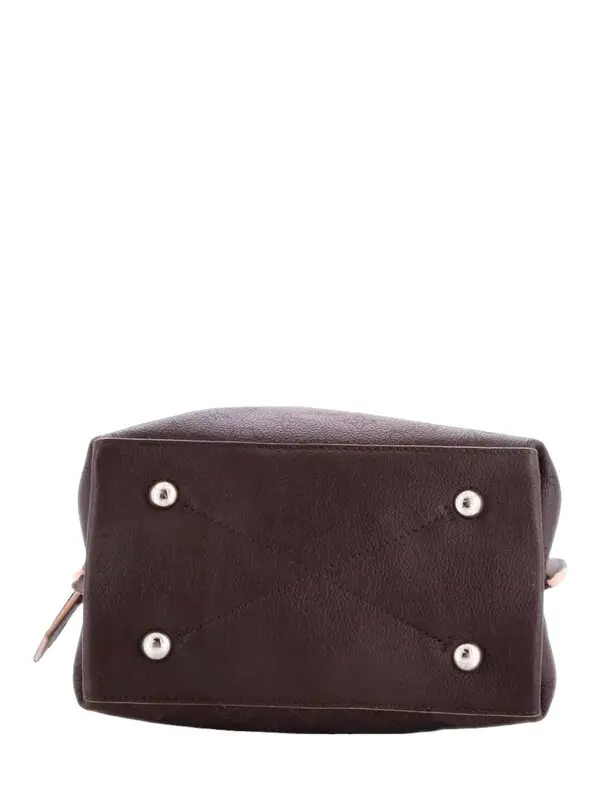LOUIS VUITTON Muria Mahina Leather Bucket Bag - Brown