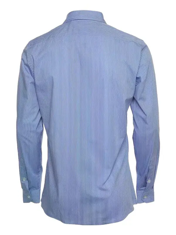Moschino Stripe Button-front Shirt - Blue
