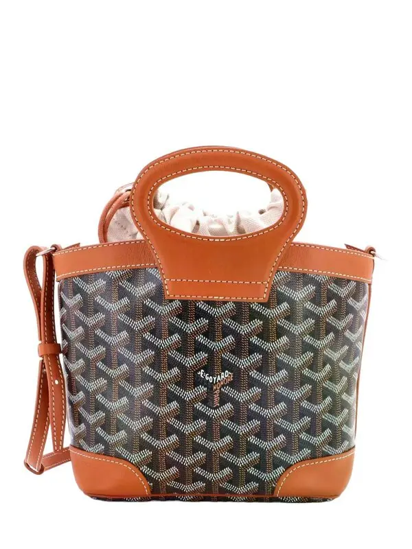 Goyard Beluga Mini Tote Bag In Coated Canvas - Brown
