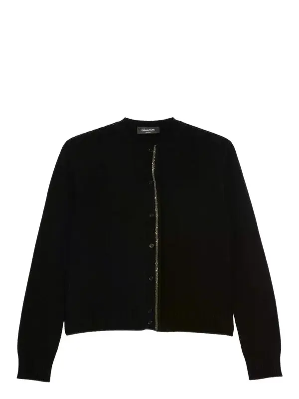 Fabiana Filippi Bead-trimmed Cardigan - Black