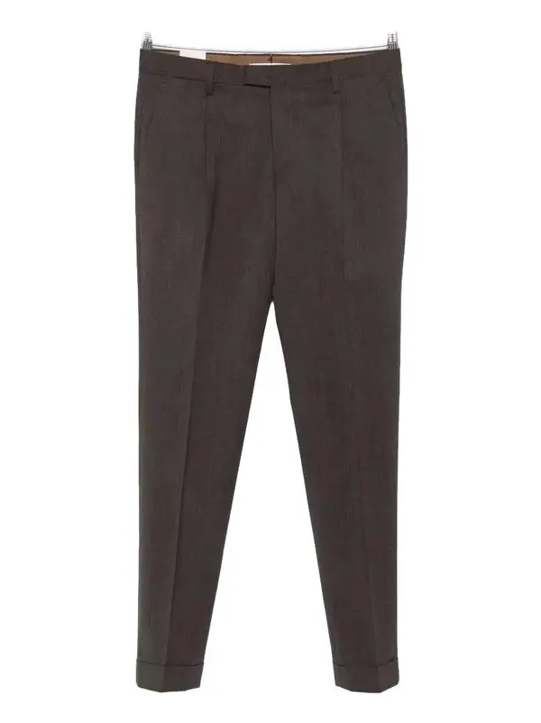 BRIGLIA 1949 Pleated Trousers - Brown