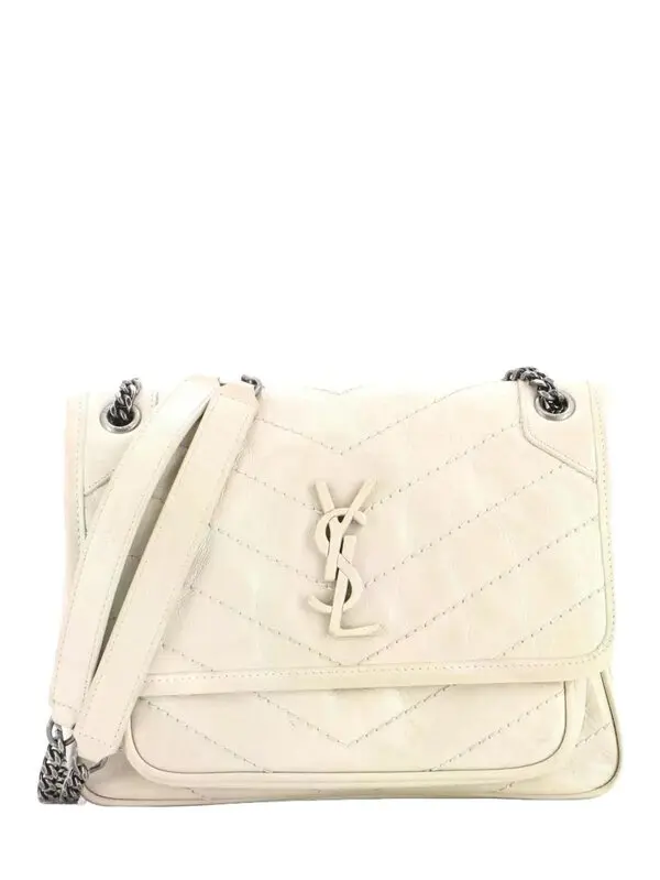 Saint Laurent Niki Chain Flap Bag - Neutrals