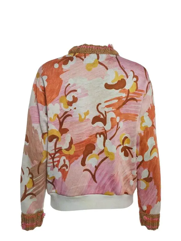 Prada 2017 Printed Sweatshirt - Pink