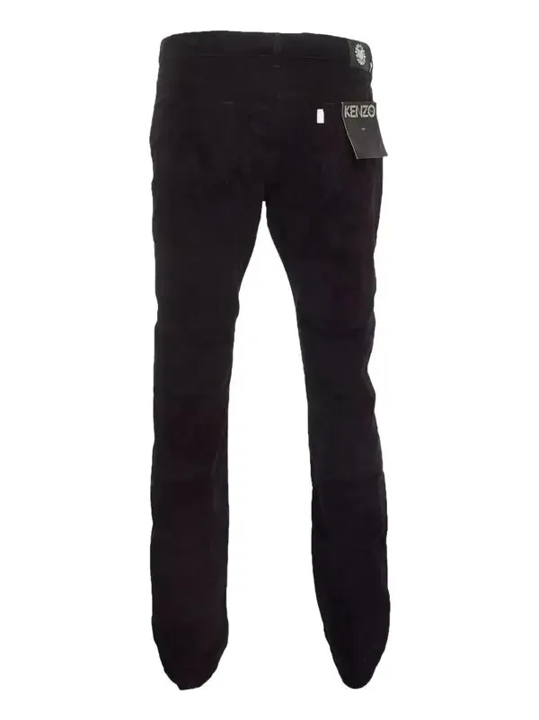 Kenzo Corduroy Slim-fit Trousers - Blue