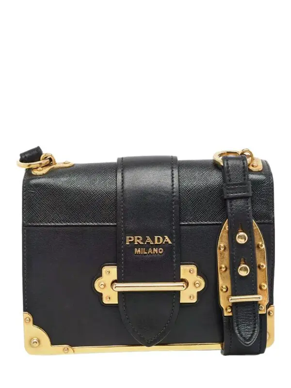 Prada Cahier Mini Bag - Black