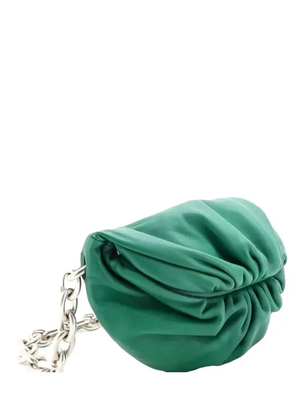 Bottega Veneta The Chain Pouch Leather Belt Bag - Green