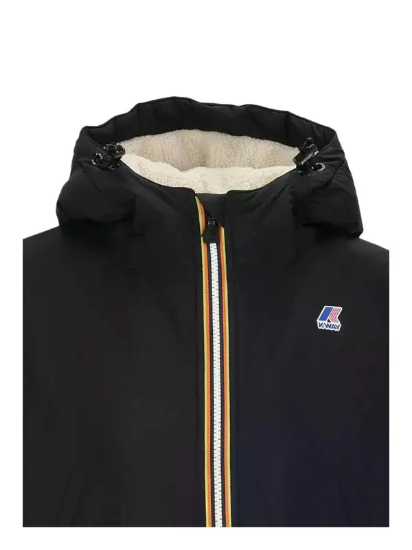 K-WAY Hooded Coat - Black