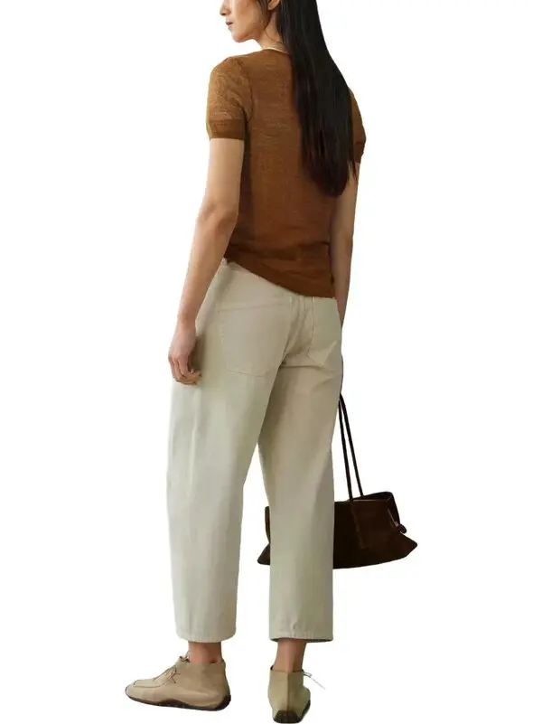 LESS Crew Neck T-shirt - Brown