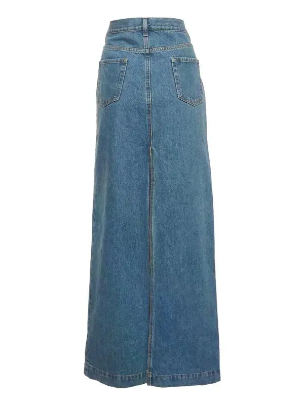 Magda Butrym High-slit Maxi Skirt - Blue