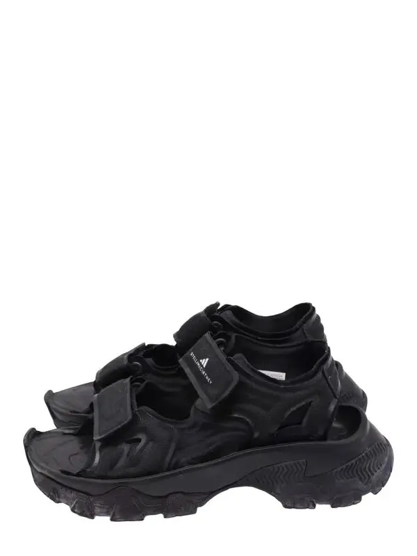 Stella McCartney X Adidas Hika Touch-strap Sandals - Black
