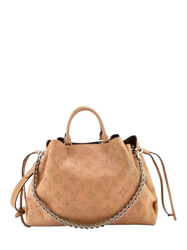 LOUIS VUITTON Bella Mahina Leather Tote Bag - Brown