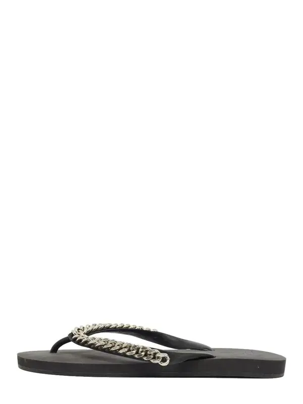 GIUSEPPE ZANOTTI Florida Chain-link Flip-flops - Black
