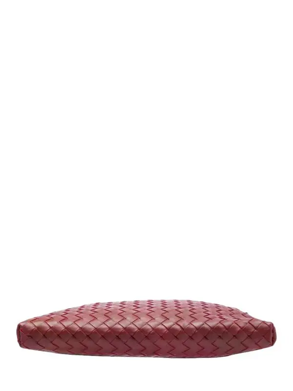 Bottega Veneta Woven Nappa Leather Crossbody Bag - Red