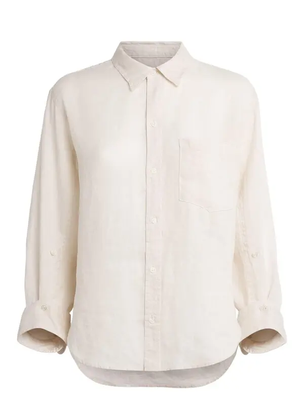 Citizens Of Humanity Linen Shrunken Shirt - Ivory