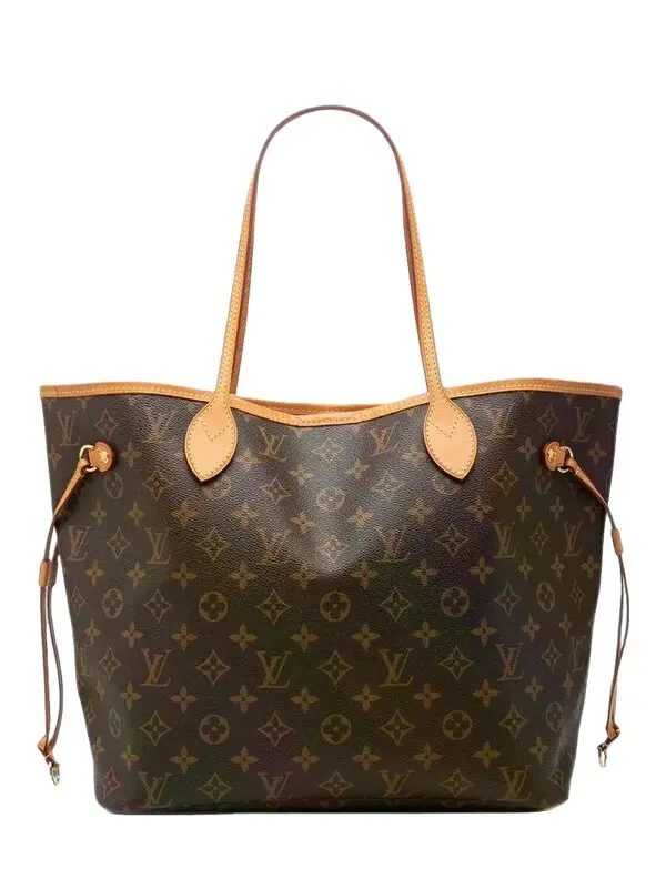 LOUIS VUITTON 2017 Monogram Neverfull Mm Tote Bag - Brown