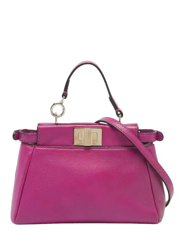 Fendi Mini Peekaboo Tote Bag - Pink
