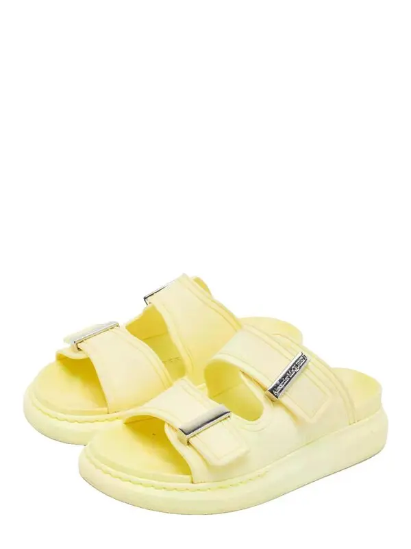 Alexander McQueen Hybrid Buckled Sandals - Yellow