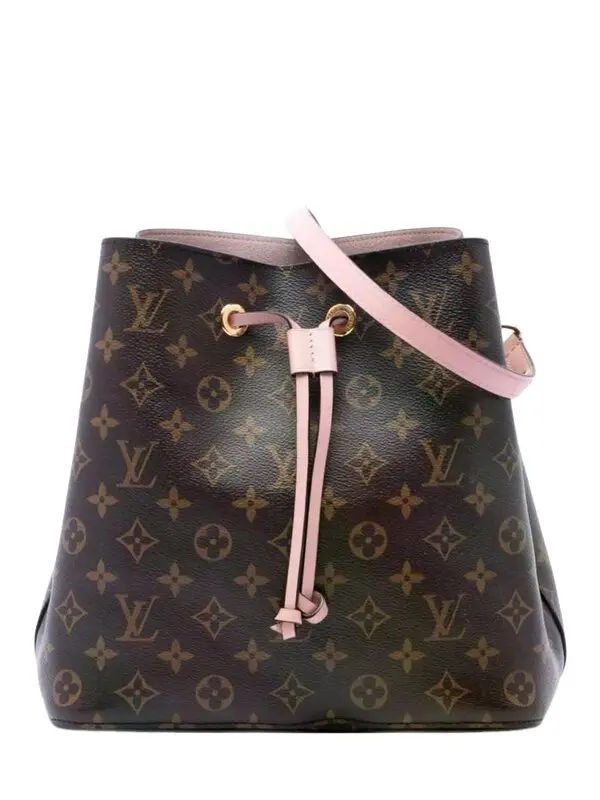 LOUIS VUITTON 2018 Monogram Neonoe Mm Bucket Bag - Brown