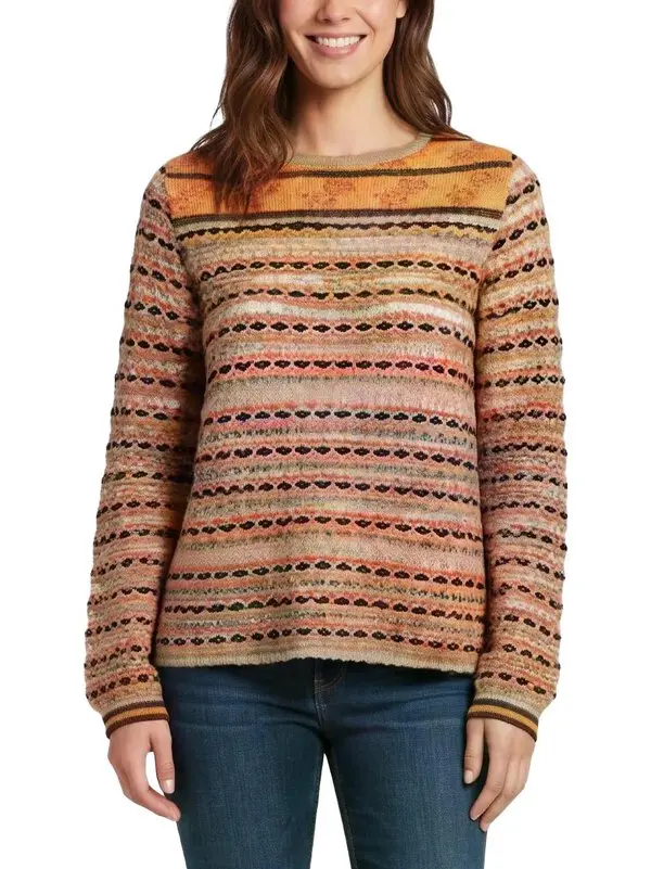 Missoni Intarsia Knit Jumper - Orange