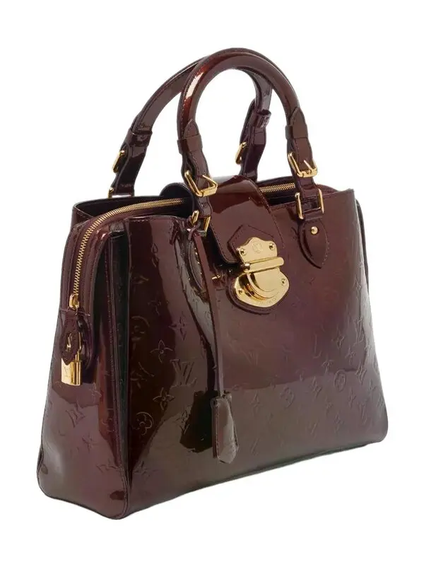 LOUIS VUITTON Monogram Vernis Tote Bag - Red